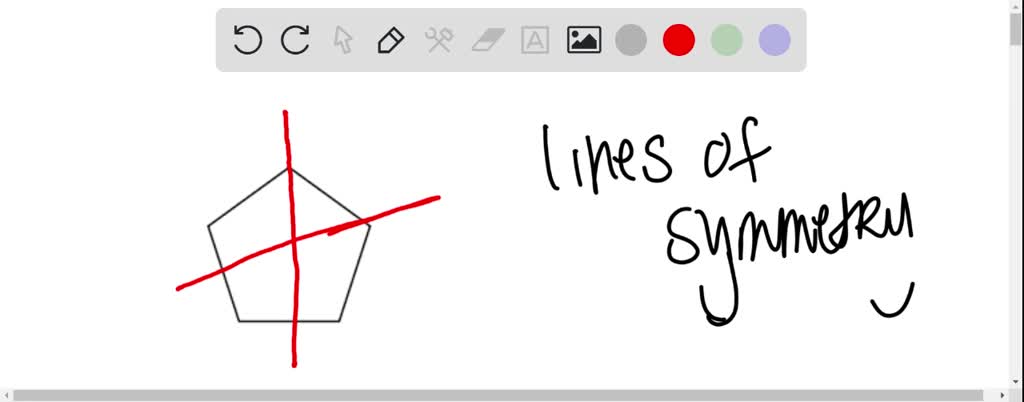 SOLVED: 'How many lines of symmetry does the figure below have? The ...