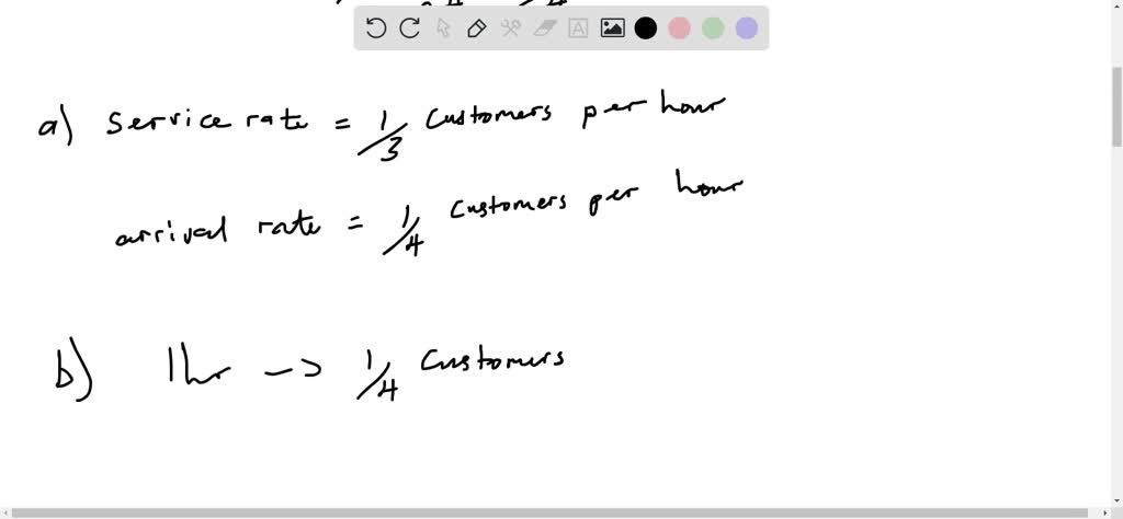 SOLVED: In a waiting line situation, customer arrivals occur around the ...