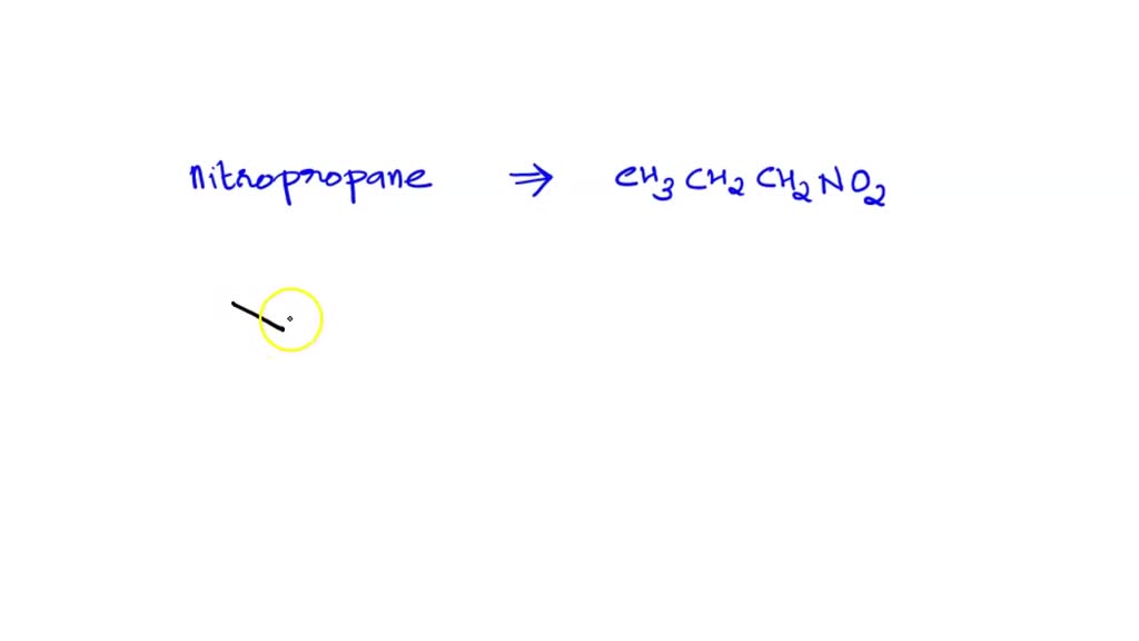 SOLVED: Draw a Lewis structure of nitropropane (CH3COCH2NO2) by showing ...