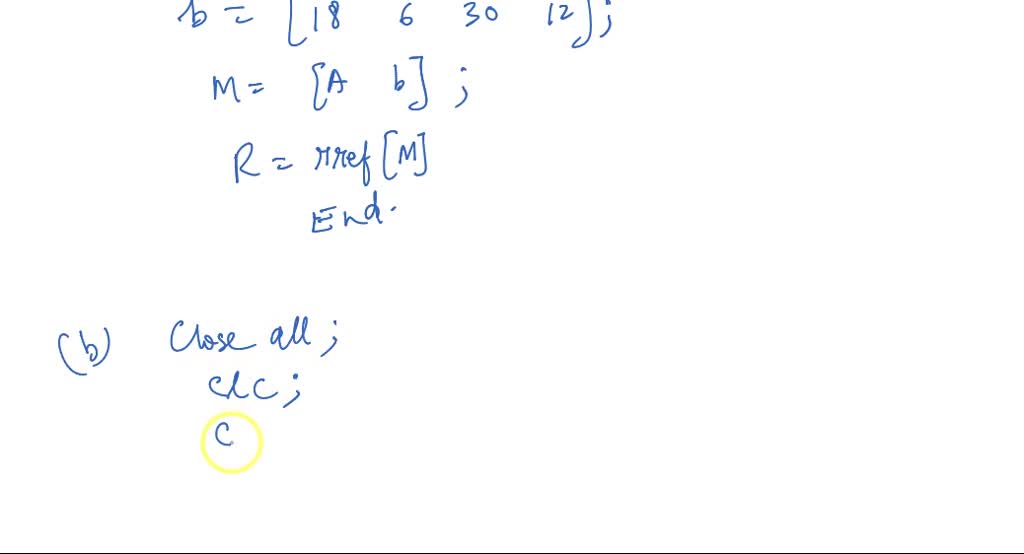 SOLVED: Matlab Optimazation: please solve all 7 parts of this problem ... SOLVED: Matlab Optimazation: please solve all 7 parts of this problem ...