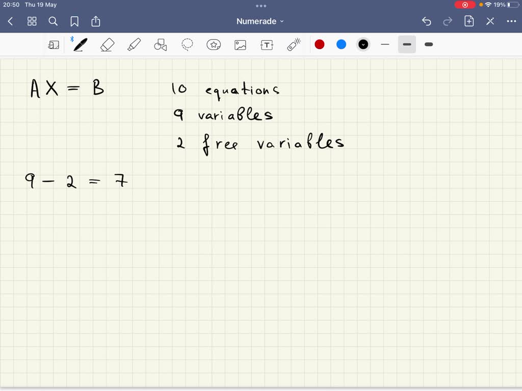 Solved A Write This System As A Linear Matrix Equation Ie Axb B Create The Augmented 
