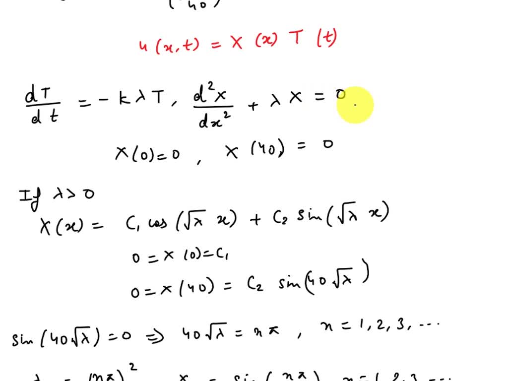 SOLVED: 1. Consider the following differential equation: 10u (+) xe 7=e (a) Is this an ODE or ...