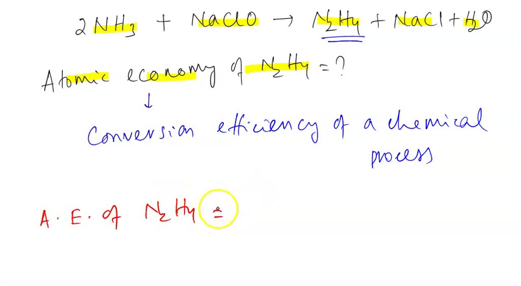 SOLVED: Hydraze, N2H4, is used as a rocket fuel. It is synthesized from ...