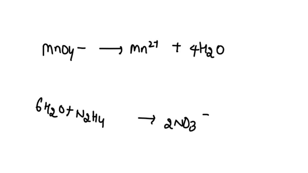 SOLVED: Balancing Redox Chemical Equations Consider the following unbalanced reaction under ...