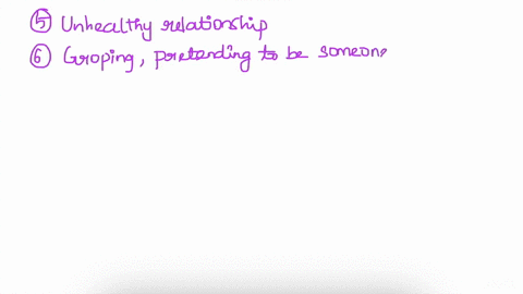 QUESTION 5 Jealousy, Controlling, Deflecting, and Isolation...