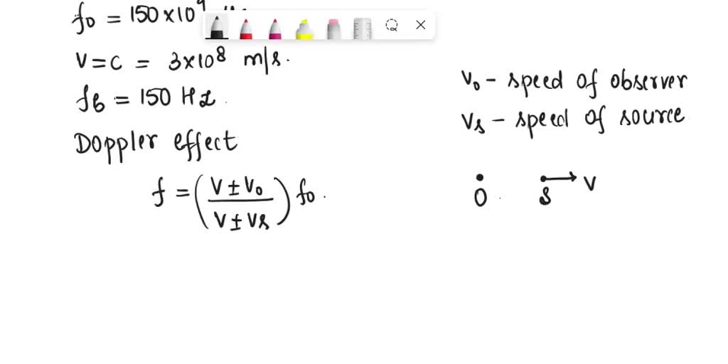 SOLVED: Police radar determines the speed of motor vehicles using the same Doppler-shift ...