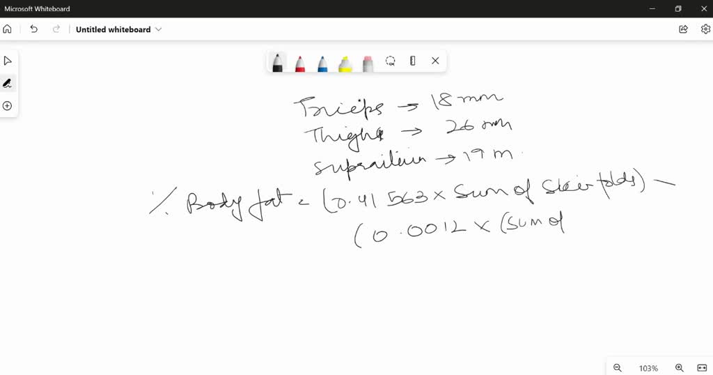 SOLVED: A 45-year-old woman named Christine is measured as having the ...