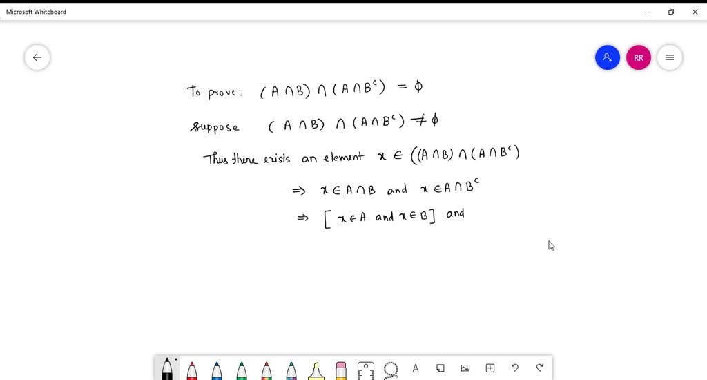 SOLVED: Prove by the method of "chasing the element" that for any sets A and B, we have that Aâˆ ...