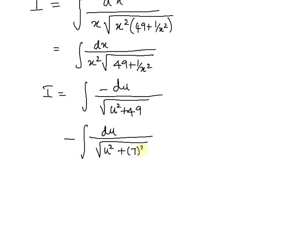 SOLVED: 'Evaluate the integral, (Remember to use absolute values where appropriate Use C for the ...