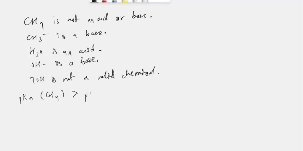 SOLVED: Texts: Answer questions about the Bronsted acid-base reaction ...