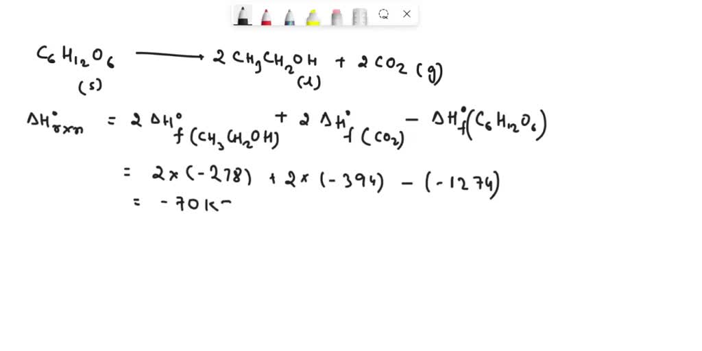 SOLVED: Alcohols for use as biofuels can be produced from glucose that ...