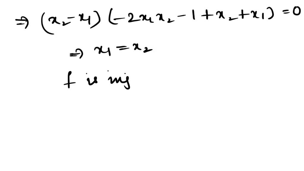 SOLVED: 34. Show that (0, 1) and R have the same cardinality by a) showing that f(x) 2x-1 2x(1-x ...