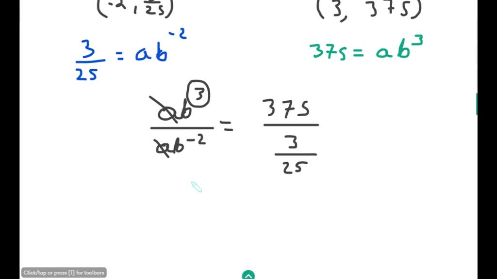 SOLVED Find A Formula For The Exponential Function Passing Through The solved-find-a-formula-for-the-exponential-function-passing-through-the