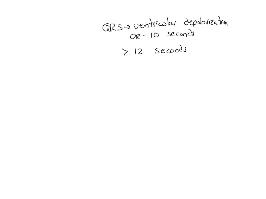 A cardiologist detects an abnormal QRS waveform on a patient's ...