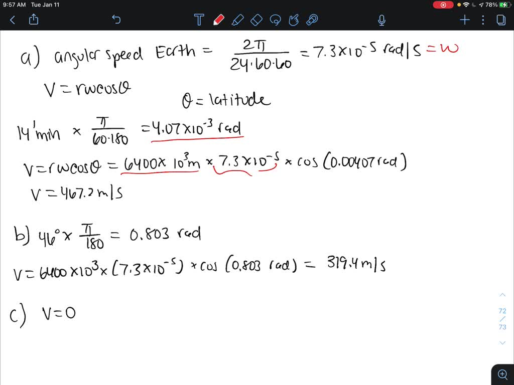 SOLVED 5 The Radius Of The Earth Is 6400 Km Determine The Linear