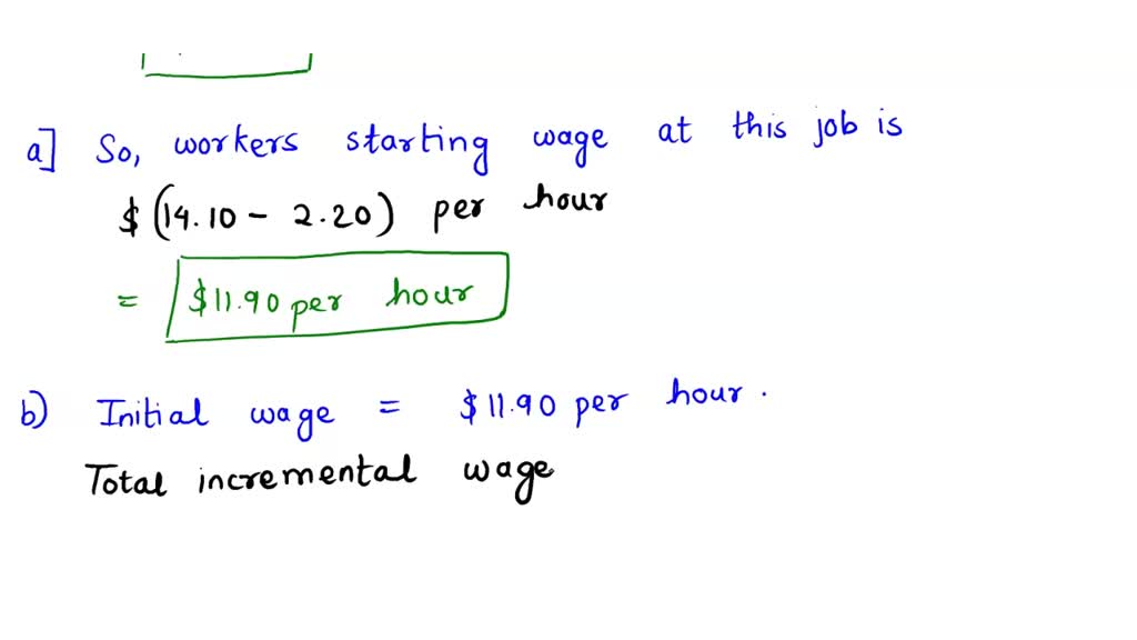 SOLVED: "The data below show the wages earned by six C) The firm ...