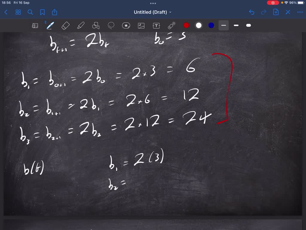 SOLVED: Let bt represent the number of bacteria (measured in millions ...