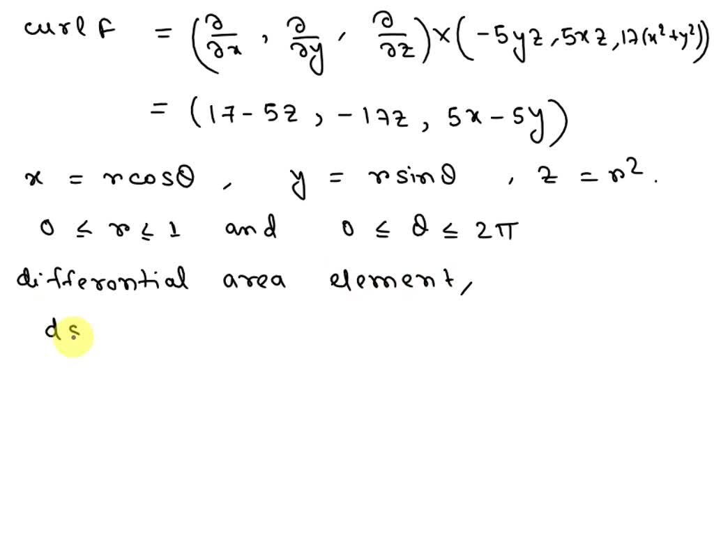 Solved Use Stokes Theorem To Evaluate ∫∫ F∙n Ds Where F X Y Z