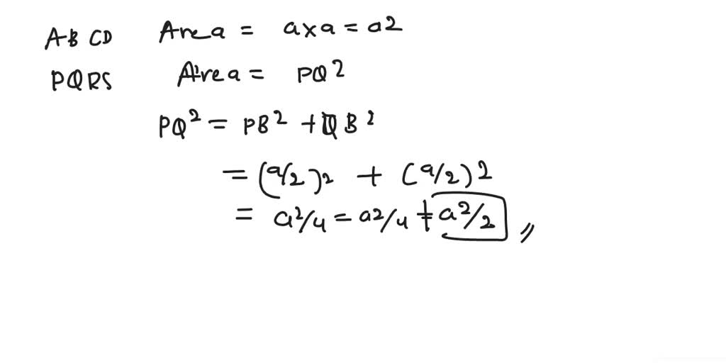 Solved An Infinite Sequence Of Nested Squares Is Constructed As Follows Starting With A Square
