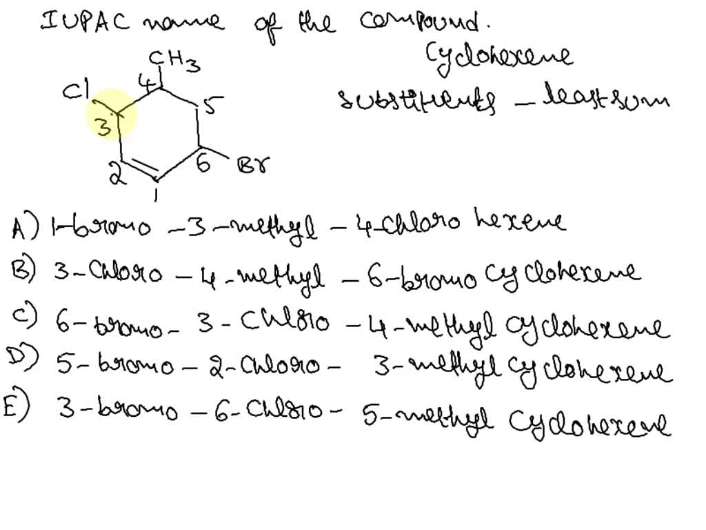 SOLVED: Which of the following Is the correct IUPAC name for the following compound? 1-methyl-2 ...
