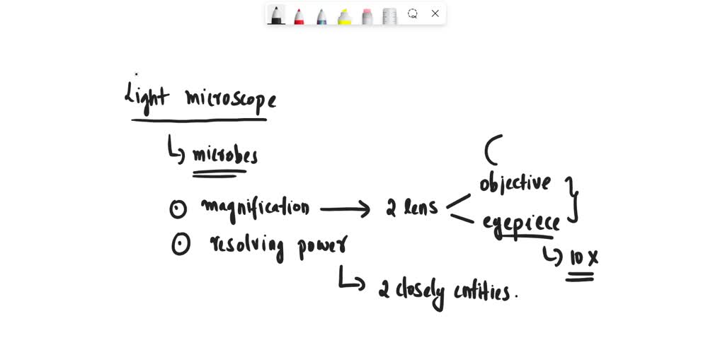 SOLVED: Most light microscopes have a maximum total magnification of around 1,000x because of ...