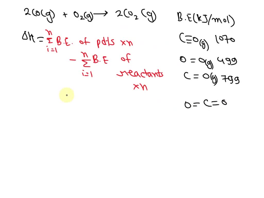 Using the table of bond enthalpies below, calculate the enthalpy change ...