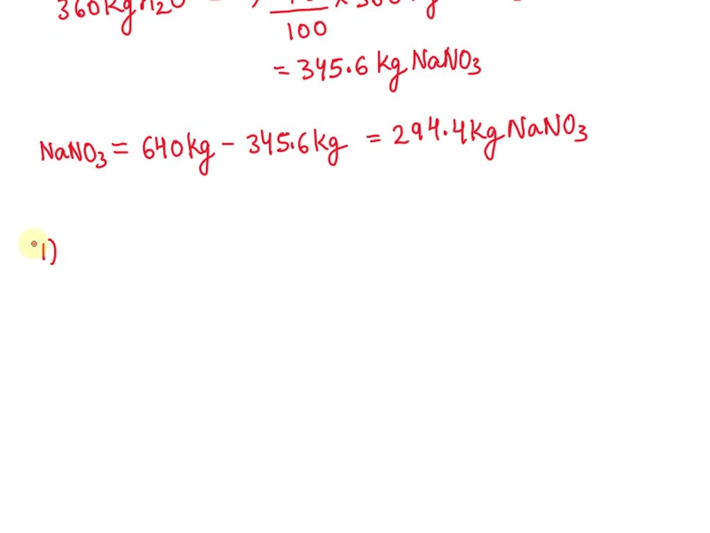 SOLVED: Text: 1,000 kg of saturated solution of KI at 80°C, are cooled ...