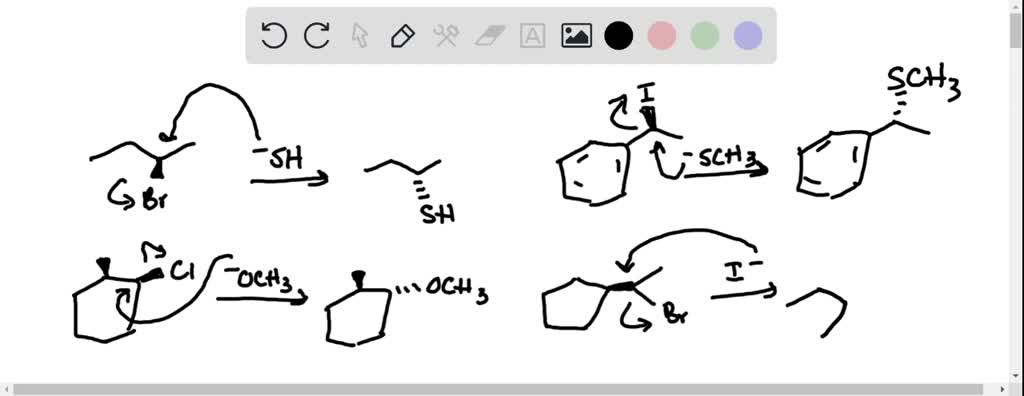 SOLVED: Practice Problems: Predict the products of the following SN2 ...