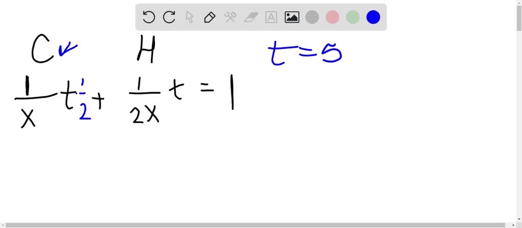 SOLVED: It takes the hot water faucet twice as long to fill bathtub as ...