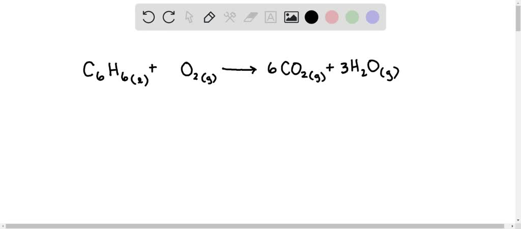 SOLVED: Hexacarbon hexahydride is burned in the presence of oxygen gas ...