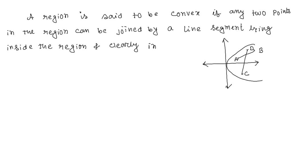 SOLVED: Determine the convexity and graph of the region 2y" in Rz ...
