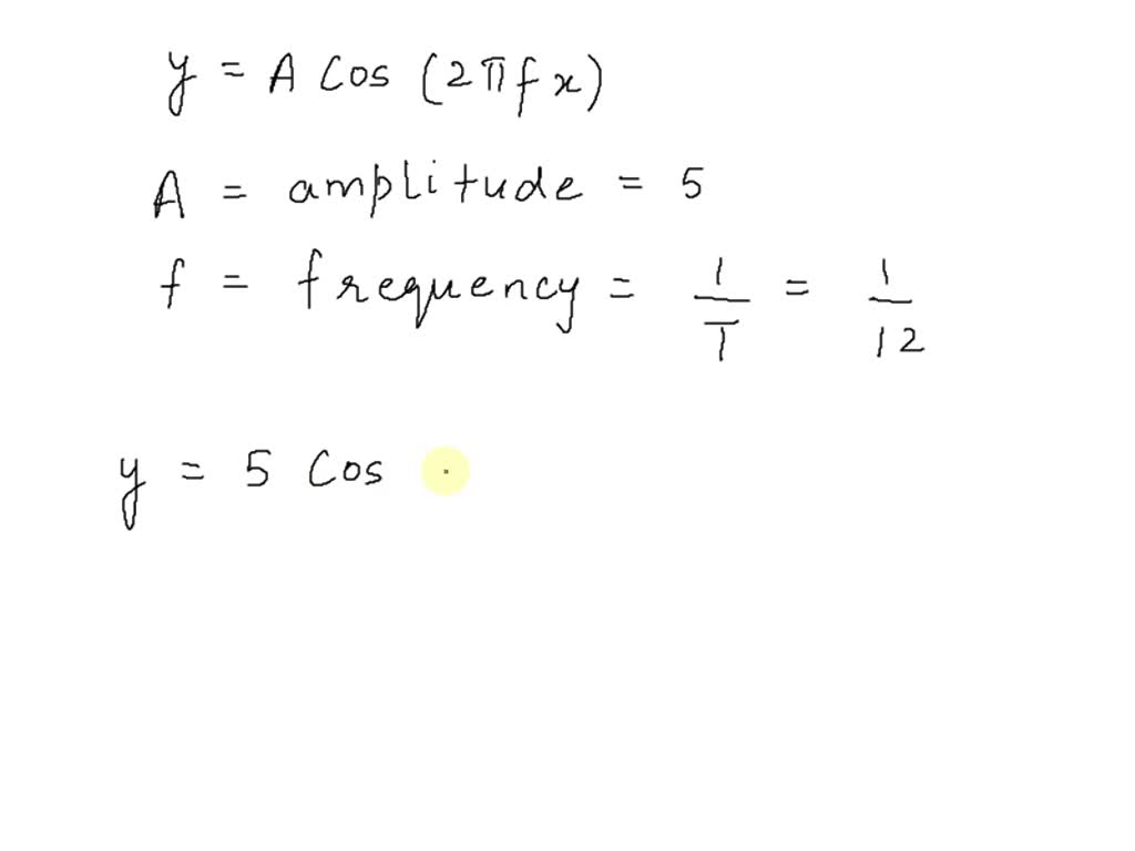 Suppose weight is attached to a spring and bobs up and down, exhibiting symmetry Suppose the ...