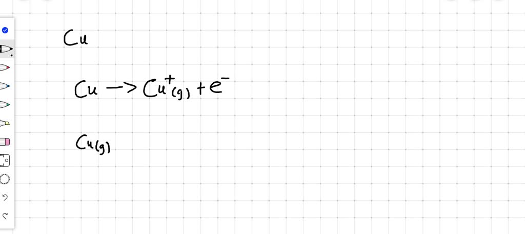 SOLVED: 43) Which equation correctly represents the first ionization of ...