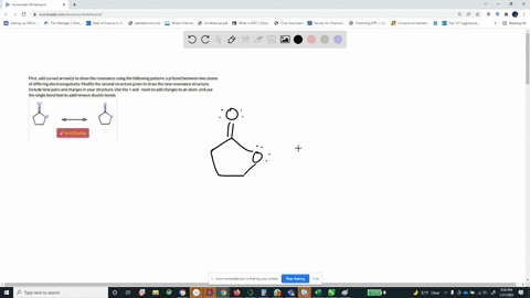 draw a resonance structure that places a pi bond in a different ...