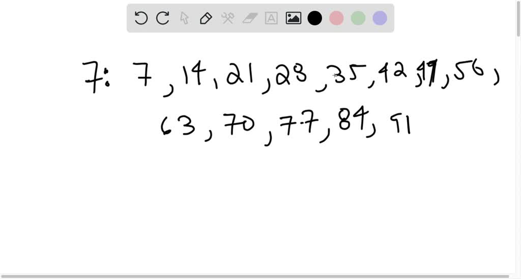 SOLVED: Question 11 Find the sum of all the positive multiples of 7 ...