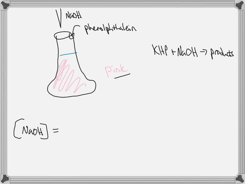 SOLVED: You are going to standardize your sodium hydroxide by titrating with potassium hydrogen ...