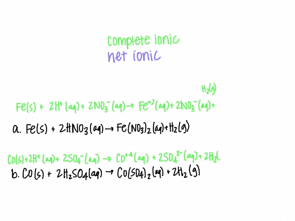 SOLVED: ( ) + ( ) ——–> ( ) + ( ) A piece of solid Fe metal is put into ...