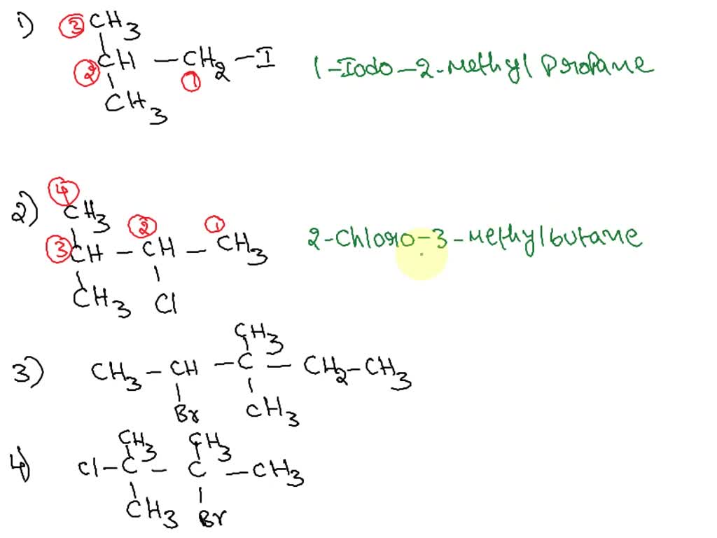 SOLVED: Complete structural formula of ClCH2C (CH3) 2C triple bond CCH3 ...
