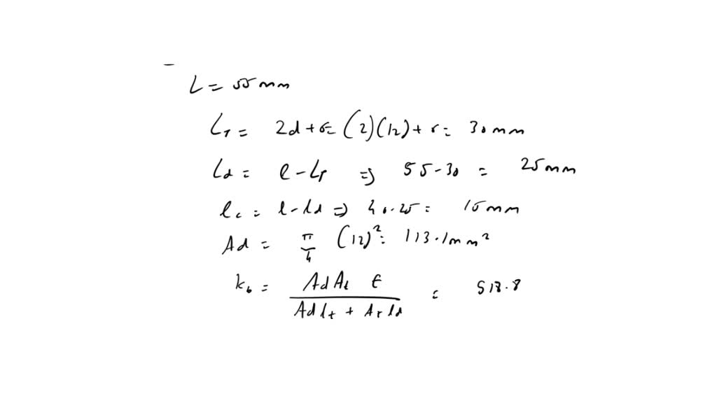SOLVED: The figure to the right illustrates the connection of a steel ...