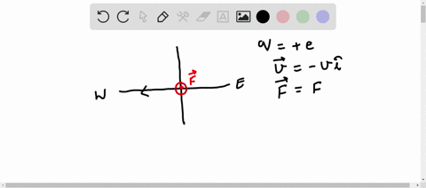 SOLVED: a long, straight, horizontal wire carries current flowing ...