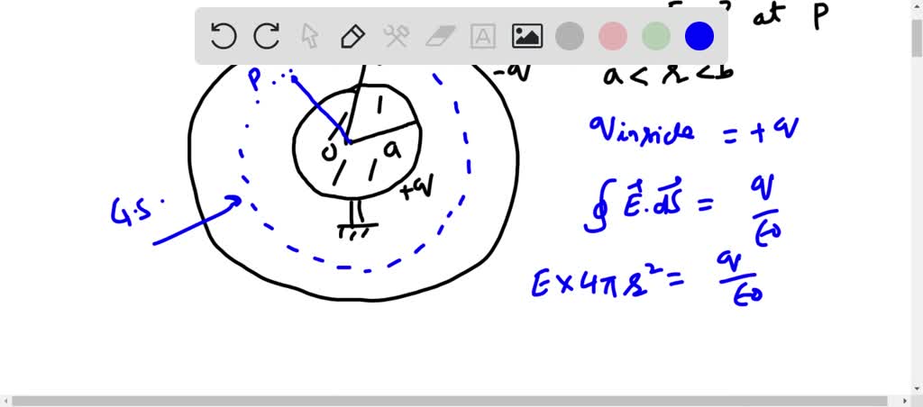 SOLVED: A metal sphere with radius ra is supported on an insulating ...