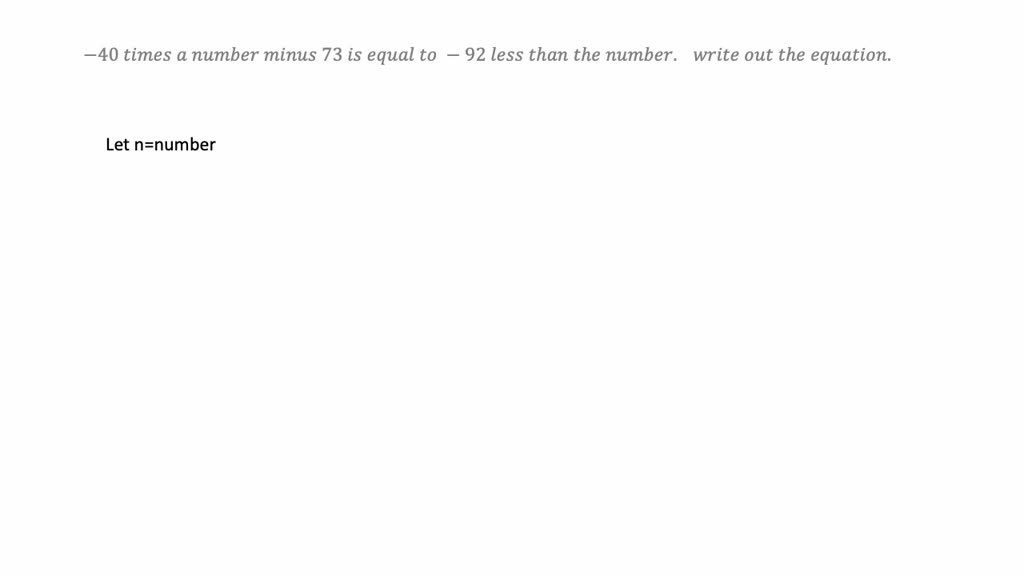 SOLVED 68 Times A Number Minus 45 Is Equal To 98 Less Than The Number SOLVED 68 Times A Number Minus 45 Is Equal To 98 Less Than The Number