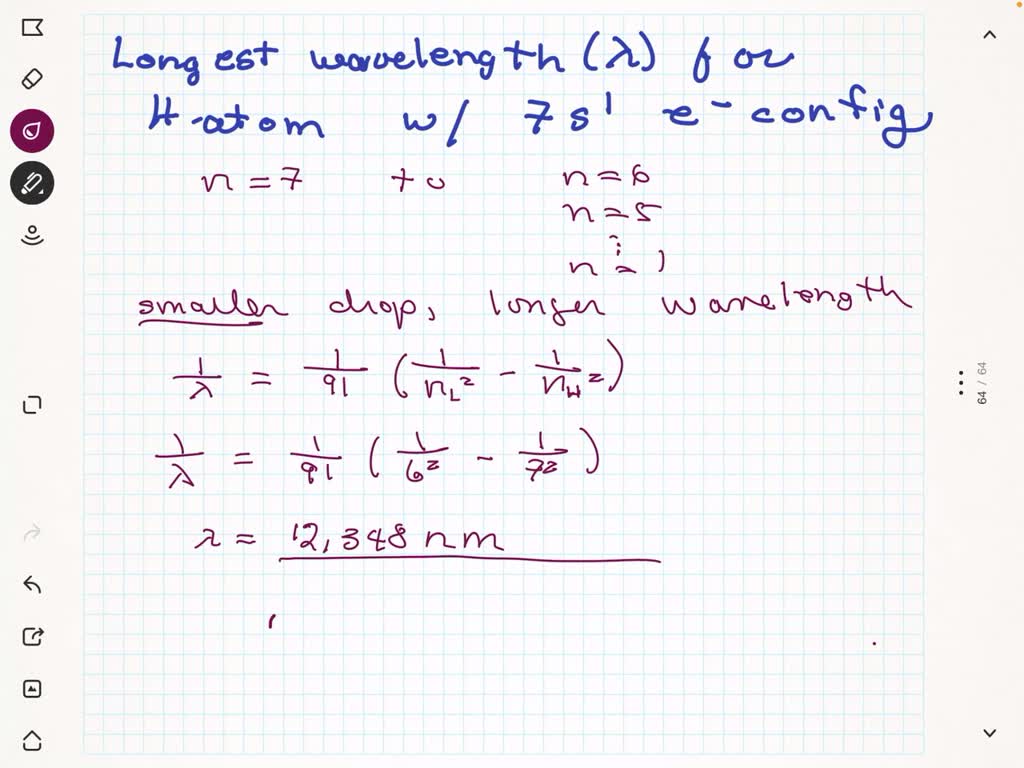 SOLVED: what is the longest wavelength of light that can be emitted by ...