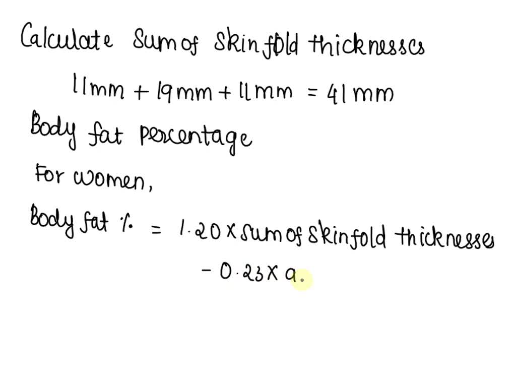 A 45-year-old woman named Christine is measured as having the following ...