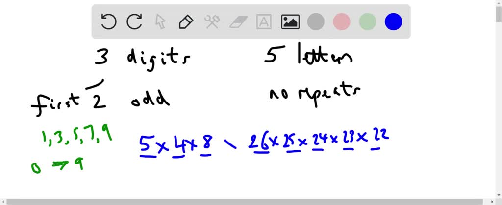 SOLVED: A license plate is to consist of 5 digits followed by 4 ...