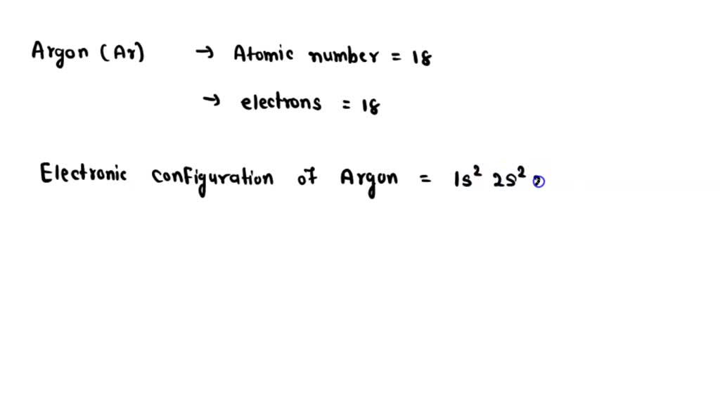 Solved The 3p Orbital In The Ground State Of Atomic Argon Contains