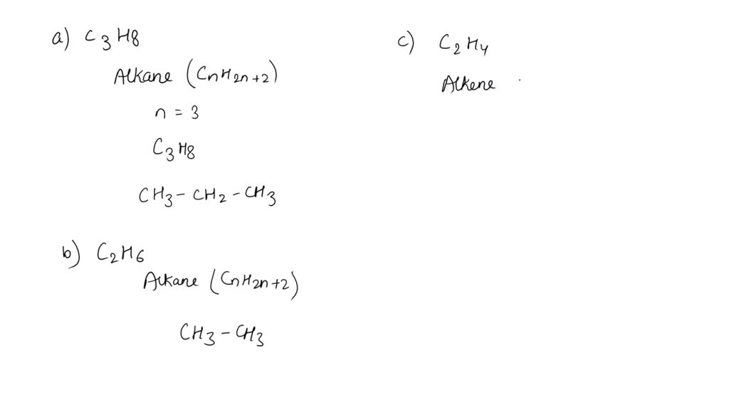 SOLVED: Visualize the structural formula of each of the following ...