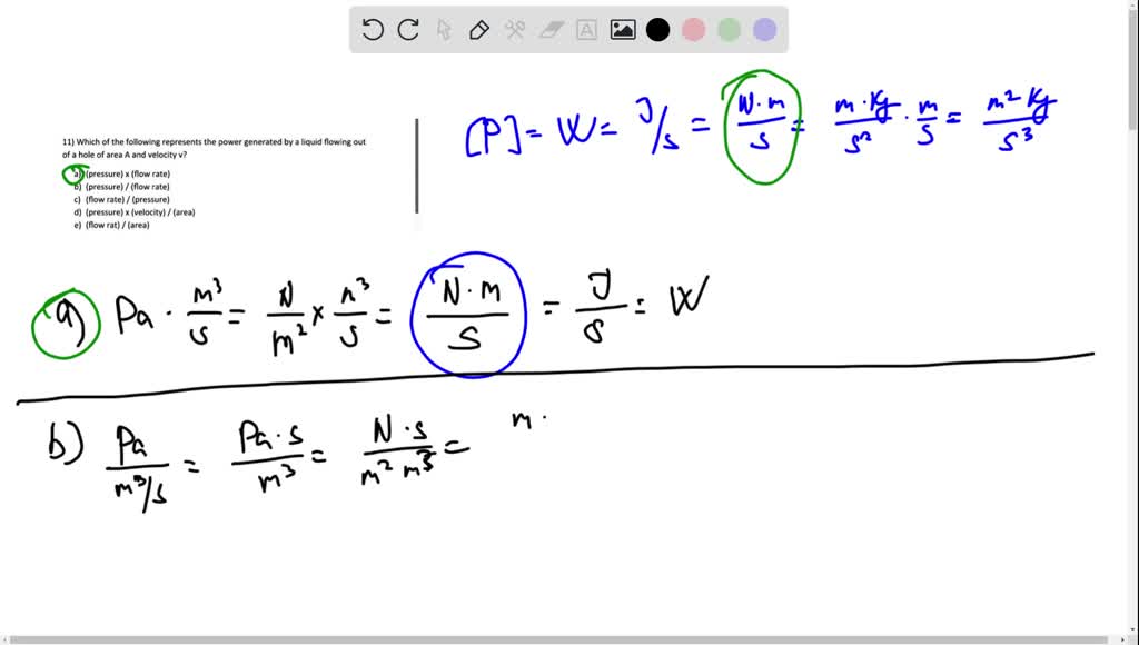 SOLVED: 11) Which of the following represents the power generated by ...
