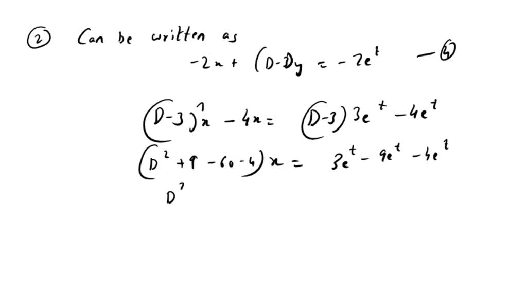SOLVED: Solve using method of undetermined coefficients: y' 2y' + 2y ... SOLVED: Solve using method of undetermined coefficients: y' 2y' + 2y ...