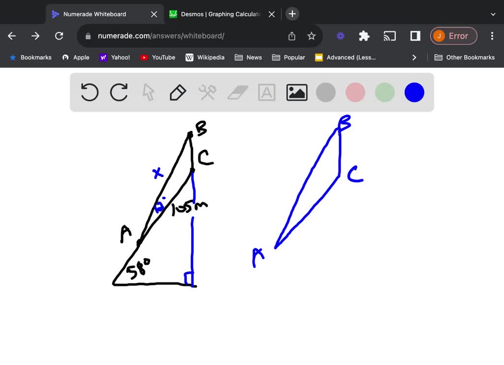 SOLVED: A communication tower (the side CB) is located at the top (the ...